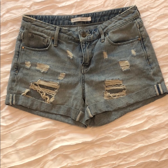 Melrose and Market | Shorts | Melrose And Market Distressed Boyfriend ...